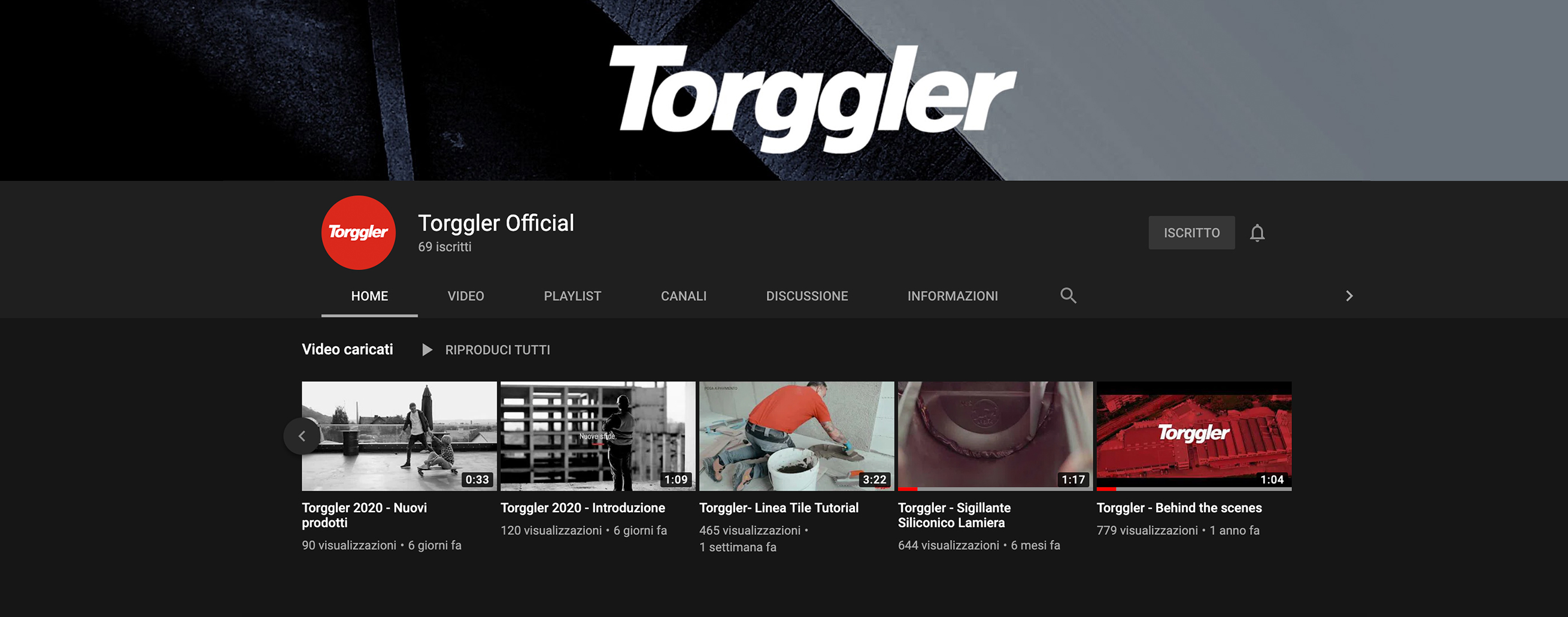 Arriva il canale Torggler Official su Youtube! | Torggler