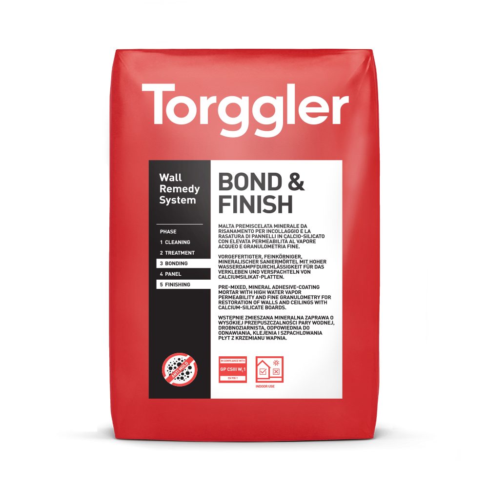 Bond & Finish | Risanamento a base di silicato di calcio, Risanamento a ...