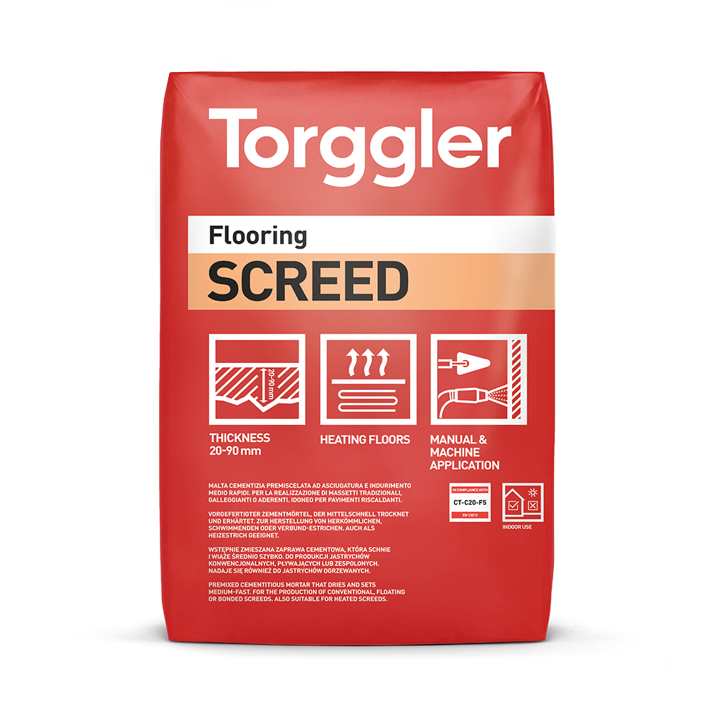 Screed | Cementitious Mortars, Flooring, Flooring | Torggler